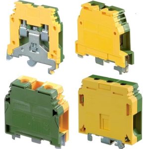 Entrelec Din Rail Mounted Terminals-Earth(G/Y)